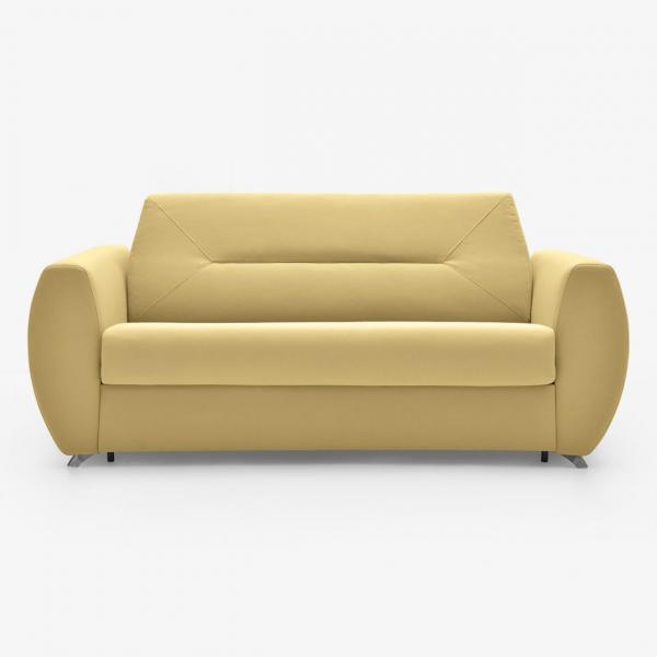 Comprar Sofá cama 3 plazas - Maximo, amarillo, Con cama con entrega en España - Baraton Express