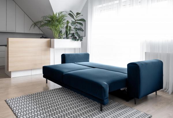 Comprar Sofá cama - DALIA, Azul, 248 cm con entrega en España - Baraton Express